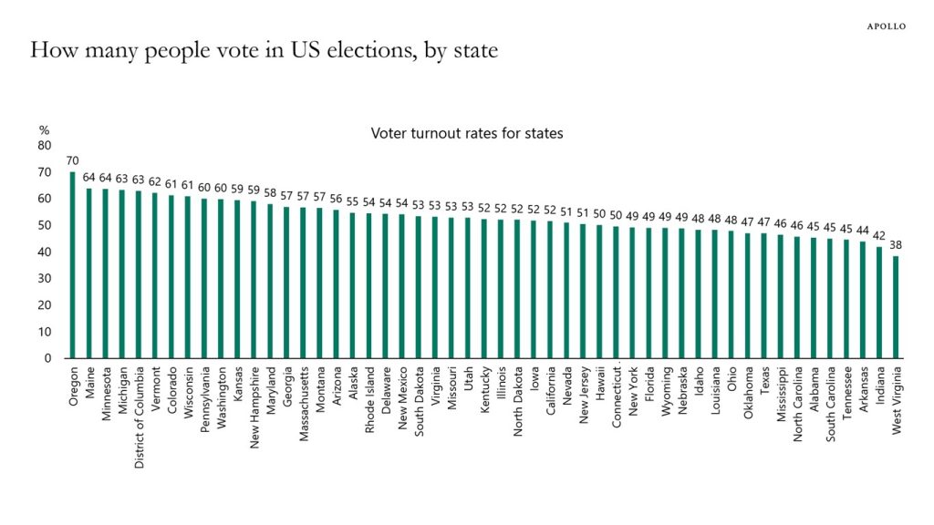 Share of the Population Voting in Elections - Apollo Academy